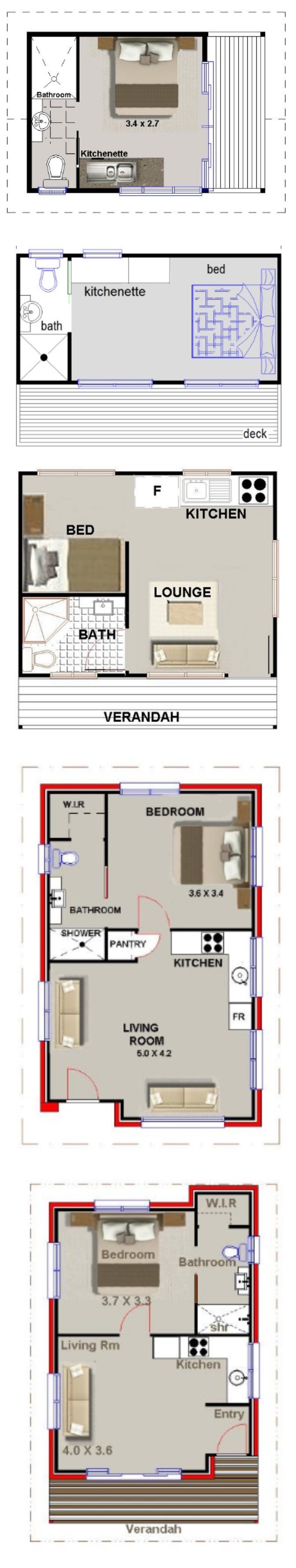 Small House Plans to build your own home